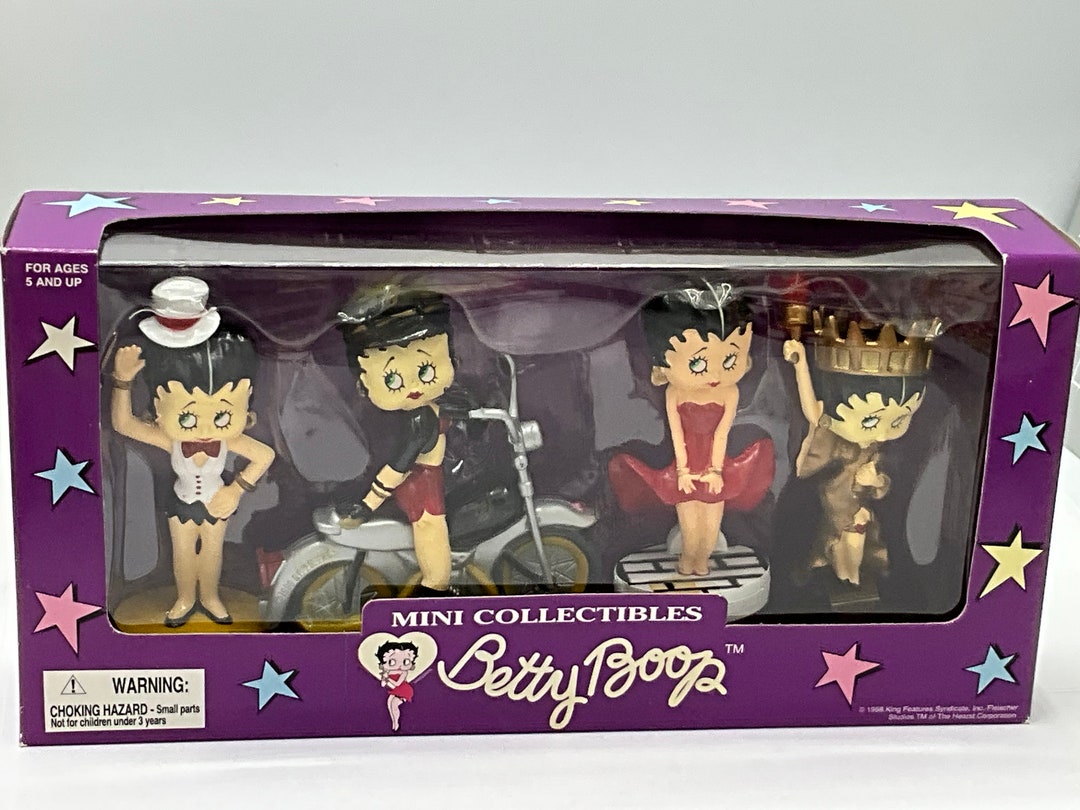 Gorgeous Collectible and Vintage Betty Boop Figurine Set of Four ...