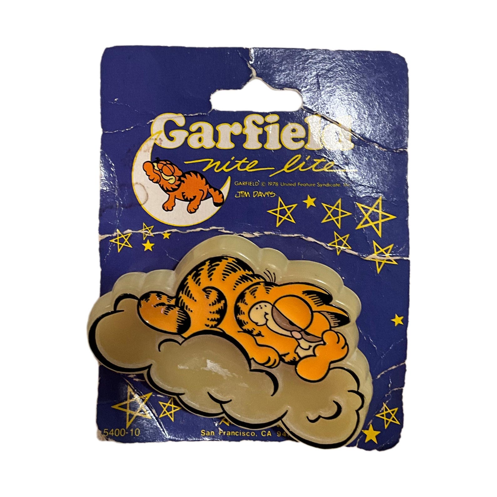 Gorgeous Collectible and Vintage Garfield Night Light, Cloud. - Etsy