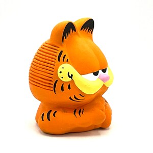 Gorgeous Collectible and Vintage Grinning Terra Cota Chia Pet, Garfield ...