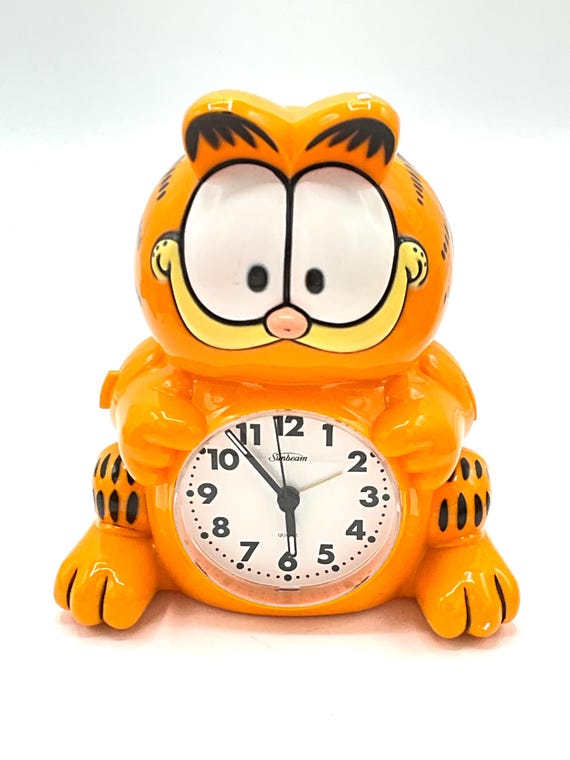 Gorgeous collectible and Vintage Garfield clock, alar… - Gem