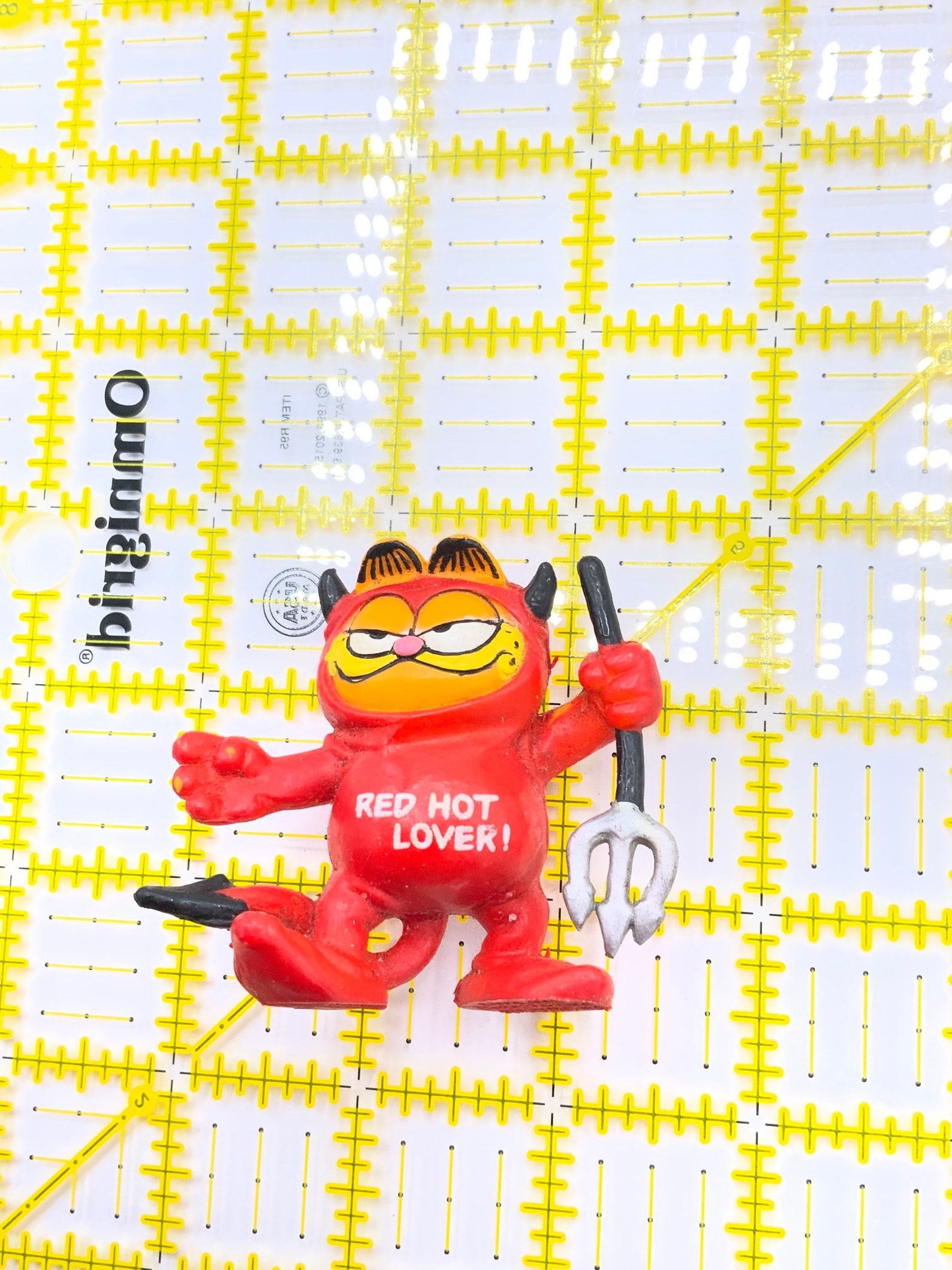 Vintage Garfield With Devil Costume RED HOT LOVER Cat - Etsy