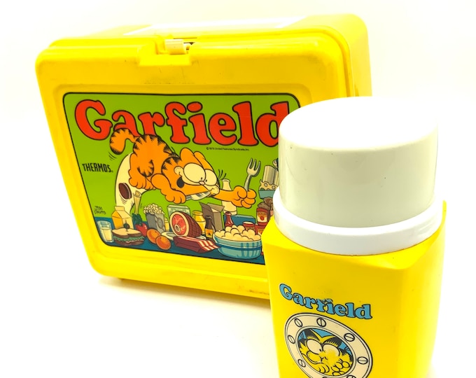 Gorgeous Collectible and Vintage Garfield Lunch Box With - Etsy