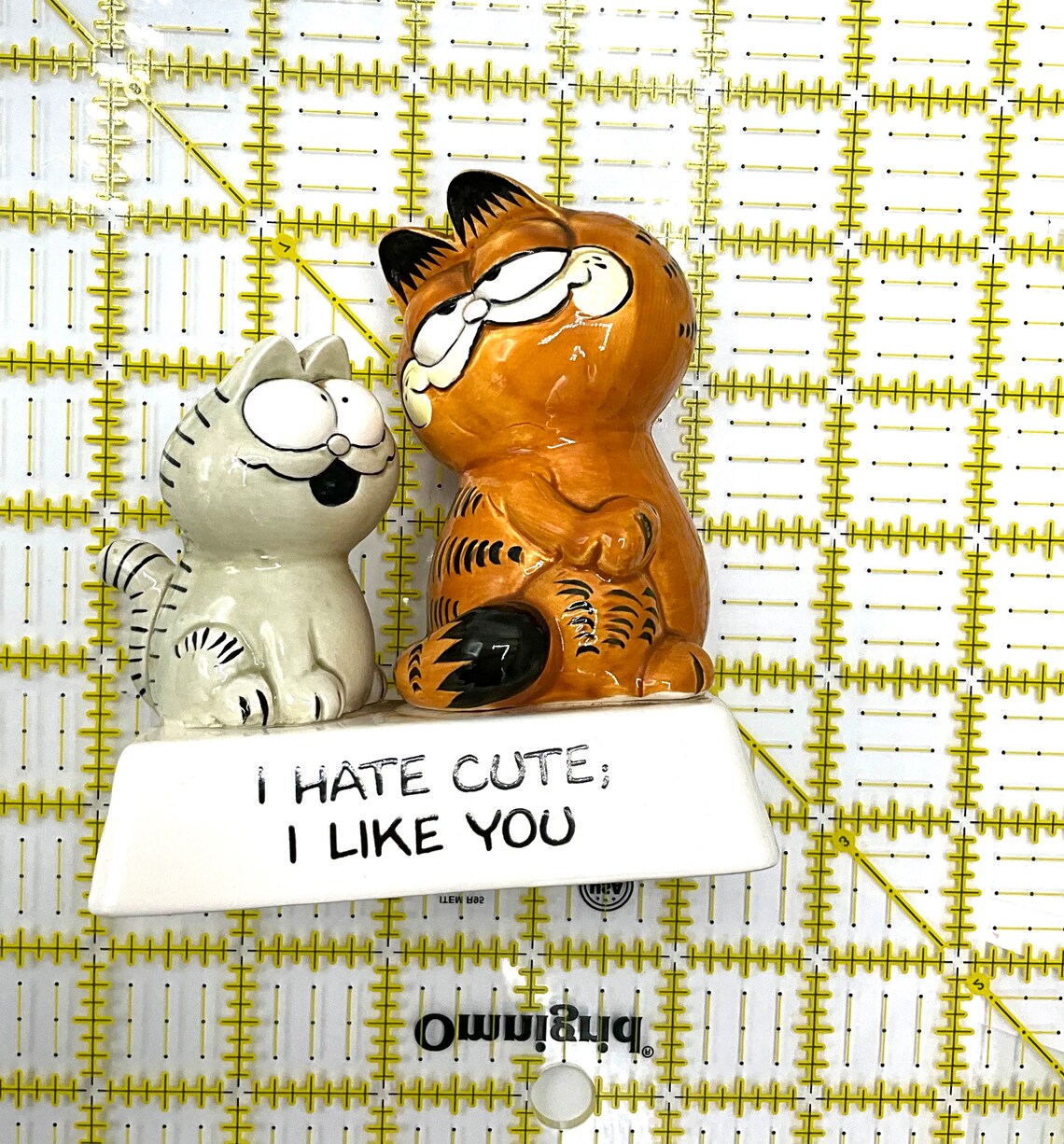 Gorgeous Collectible and Vintage Rare Garfield and Nermal, I Hate Cute ...