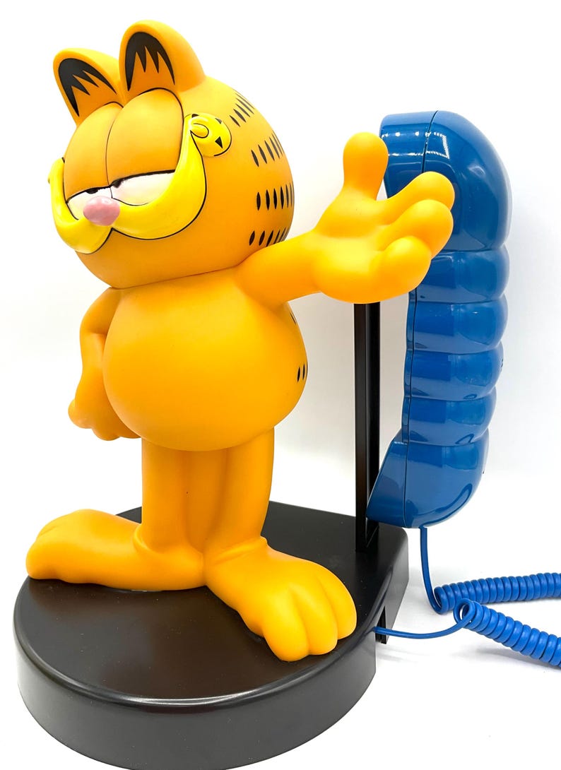 Gorgeous Collectible and Vintage Garfield as Phone Figure, Telephone ...