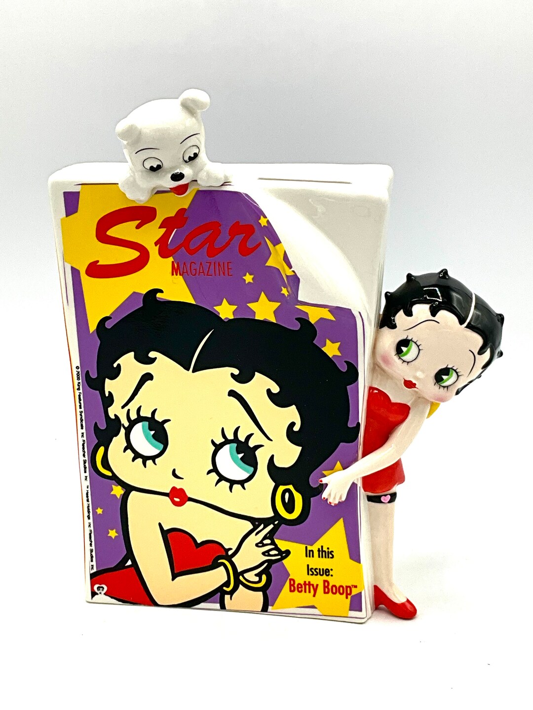 Gorgeous Collectible and Vintage Betty Boop Piggy Bank, Ceramic, Coin ...