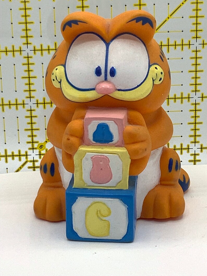 Gorgeous Collectible and Vintage Garfield as ABC Squeeze Toy - Etsy