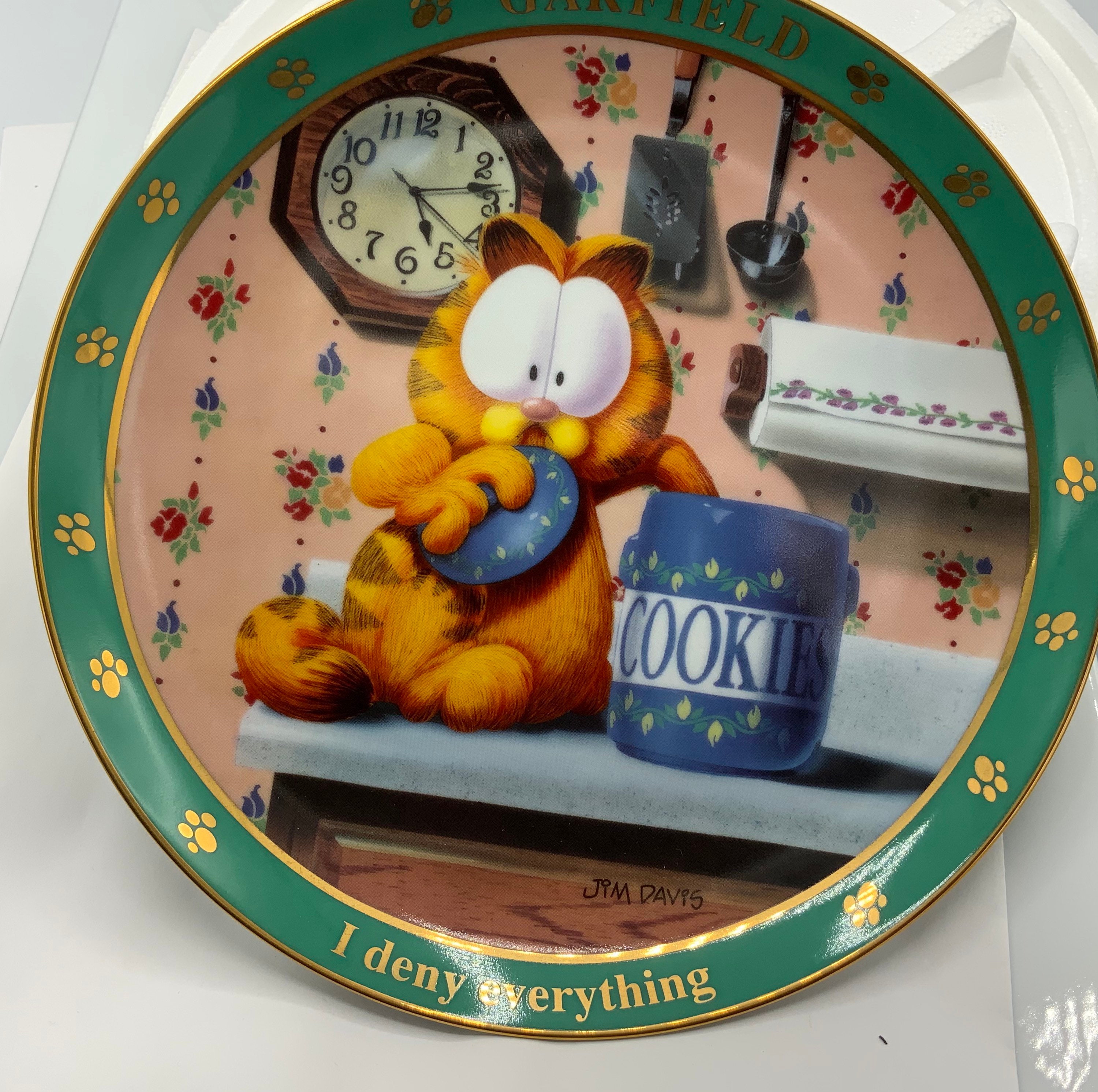 Amazing Garfield Collector Plate I Denied Everything by - Etsy