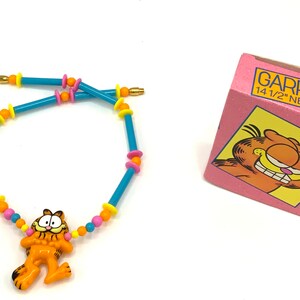 Gorgeous Collectible and Vintage Garfield Necklace With Beads - Etsy