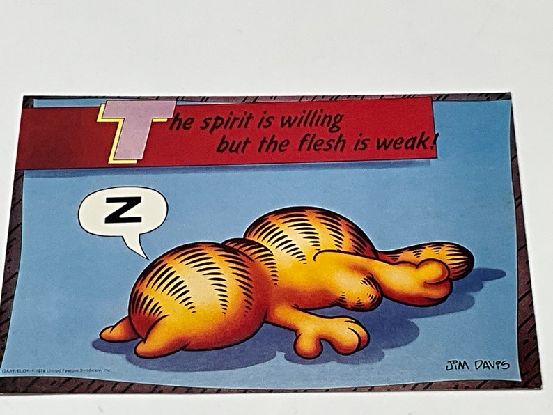 Gorgeous Collectible and Vintage Garfield Post Cards, - Etsy