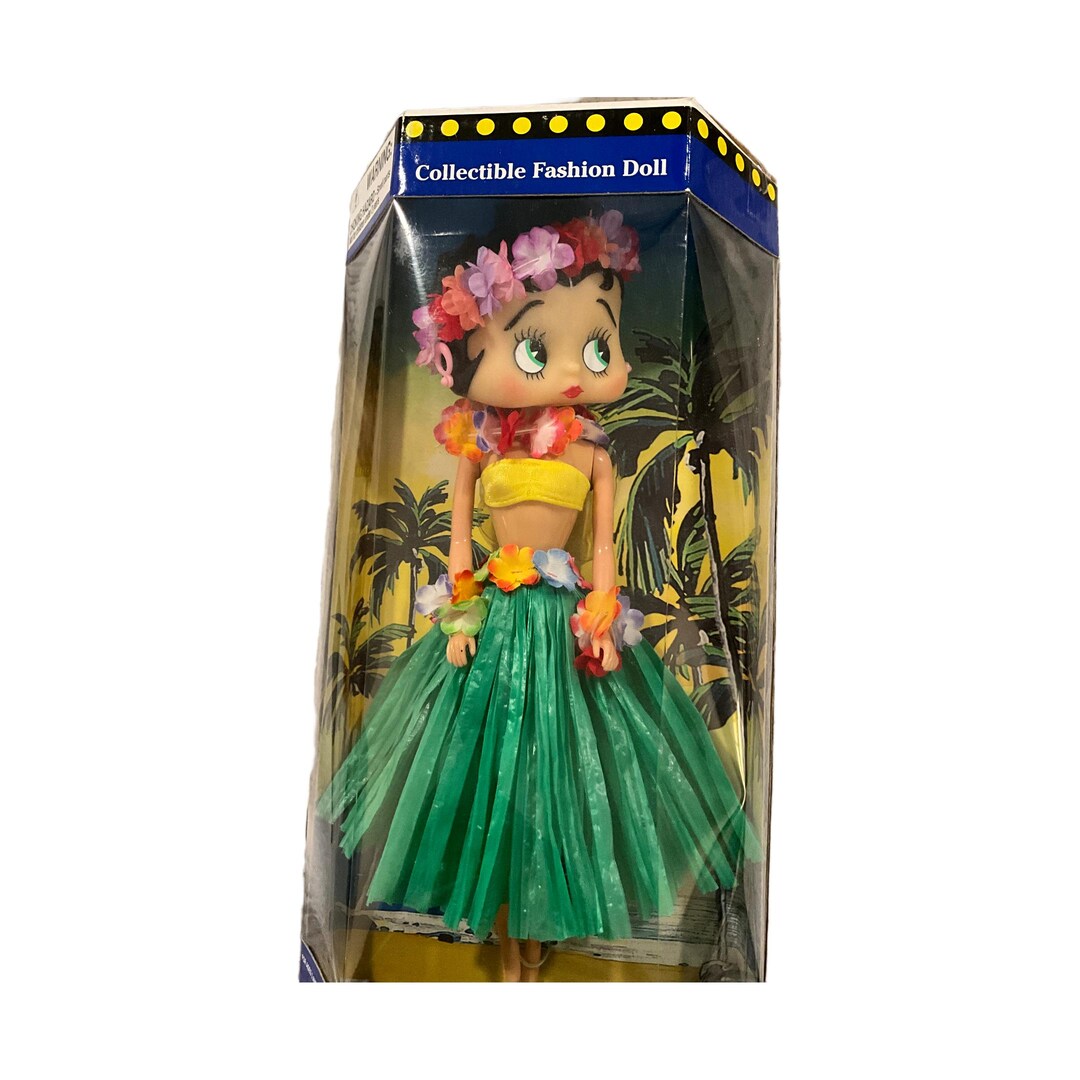 Gorgeous Collectible and Vintage Hula Betty Boop Figurine, Robber, Doll ...