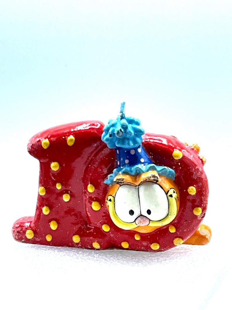 Gorgeous Collectible and Vintage Garfield as Candle Number 10 Cat, Cake ...