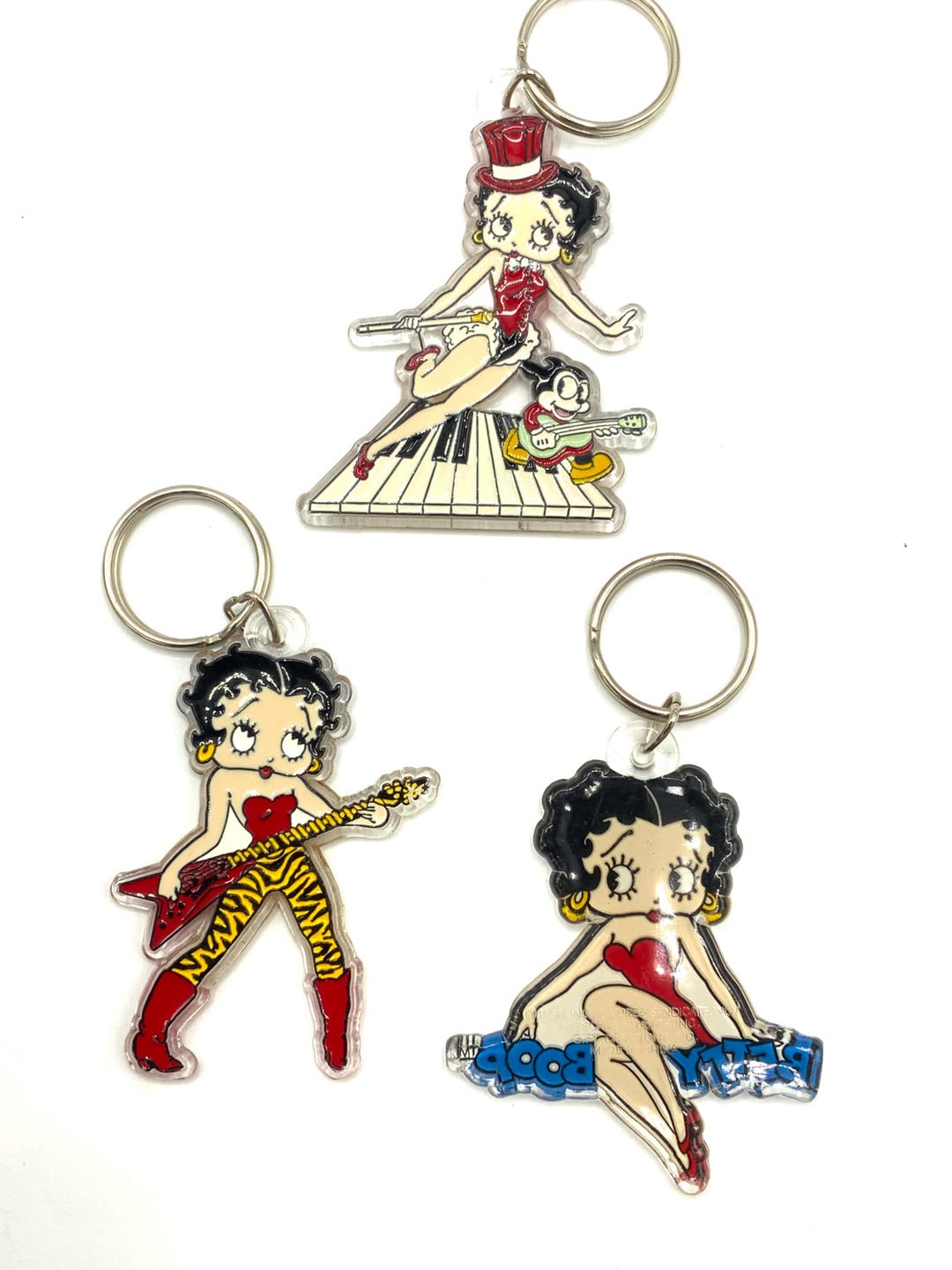 Gorgeous Collectible and Vintage Betty Boop Keychain. Your Choice, - Etsy