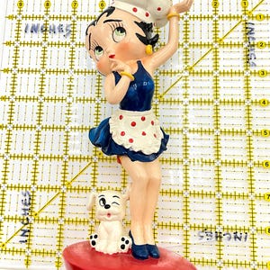 Gorgeous Collectible and Betty Boop Figurine as Chef With Blue Dress ...