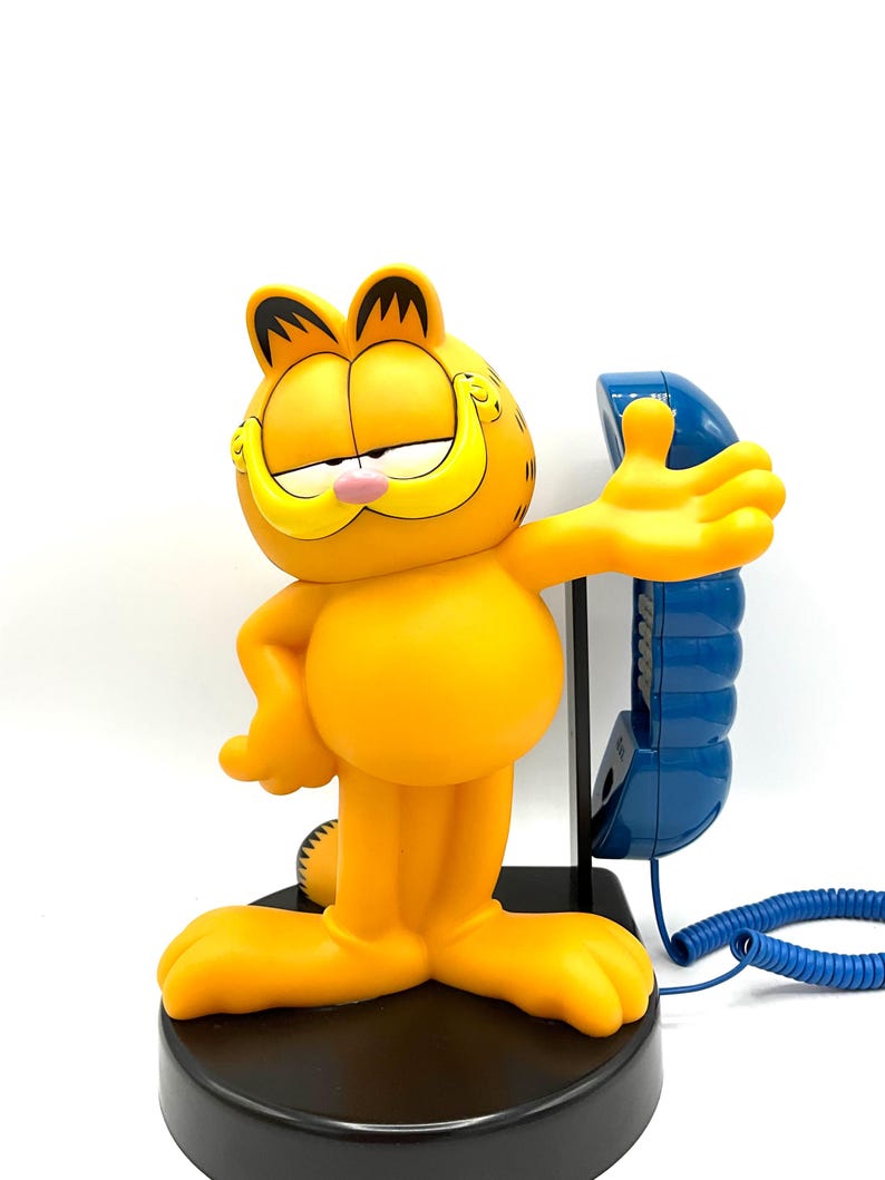 Gorgeous Collectible and Vintage Garfield as Phone Figure, Telephone ...