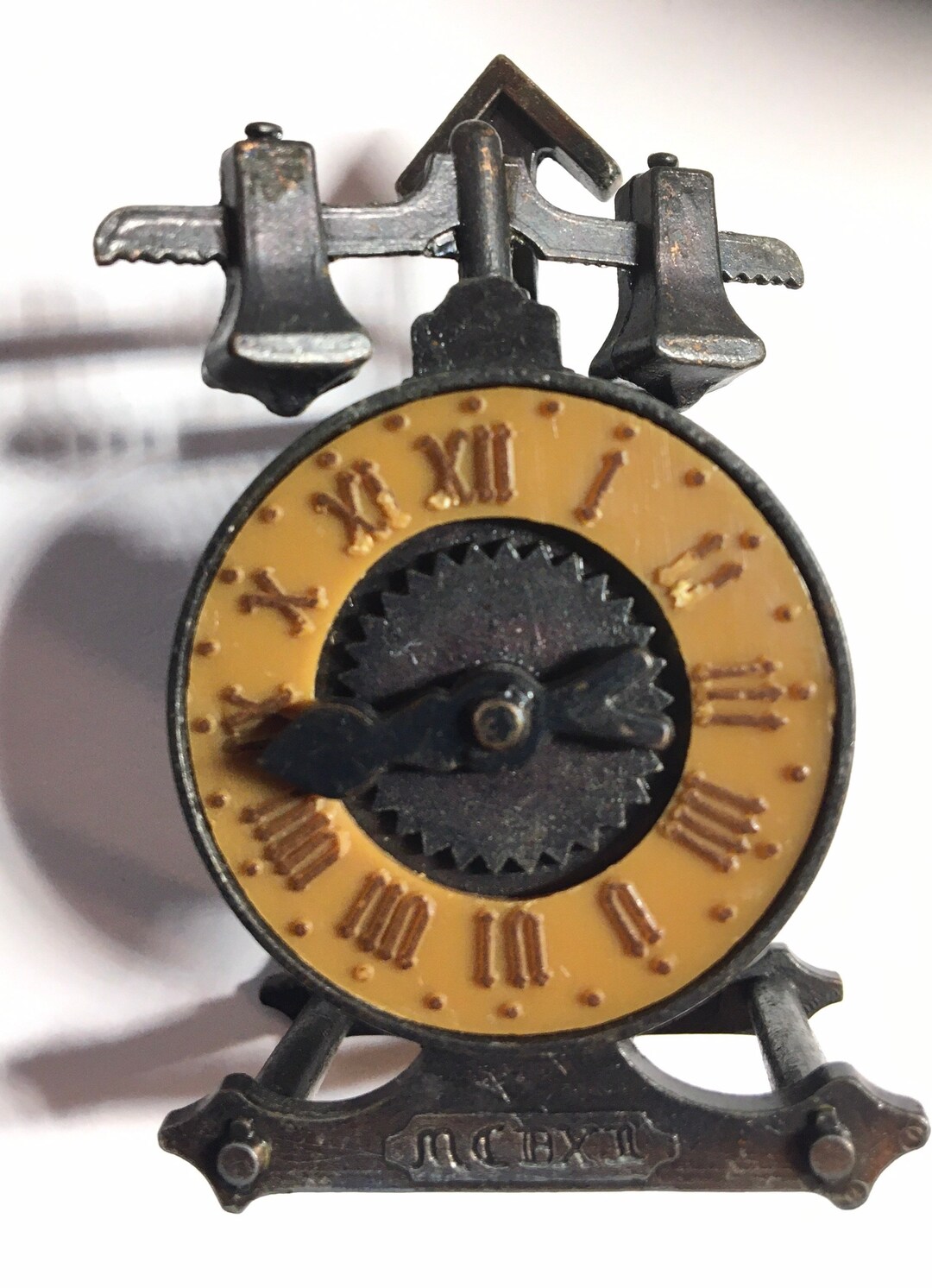 Gorgeous Collectible and Vintage Clock, Die Cast, Pencil Sharpener. - Etsy