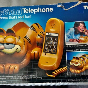 Gorgeous Collectible and Vintage Garfield as Phone, Telephone. - Etsy