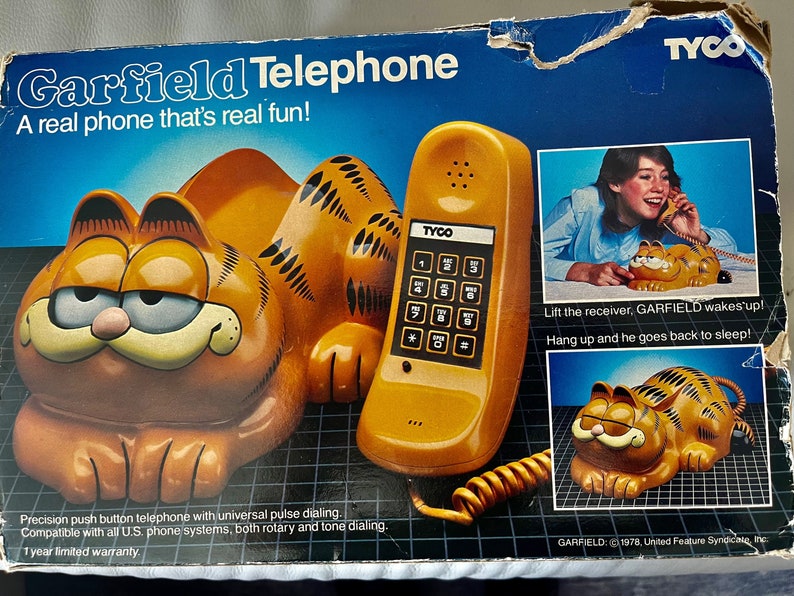 Gorgeous Collectible and Vintage Garfield as Phone Telephone. - Etsy