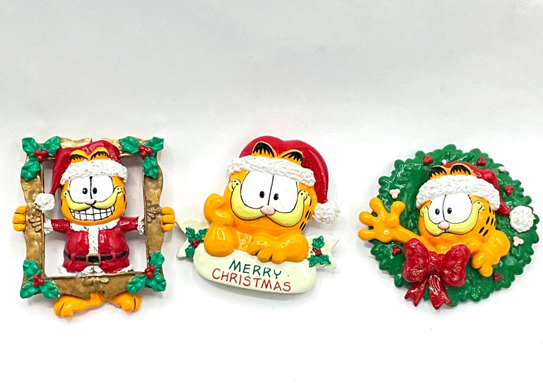 Gorgeous Collectible and Vintage Garfield Magnet Refrigerator ...