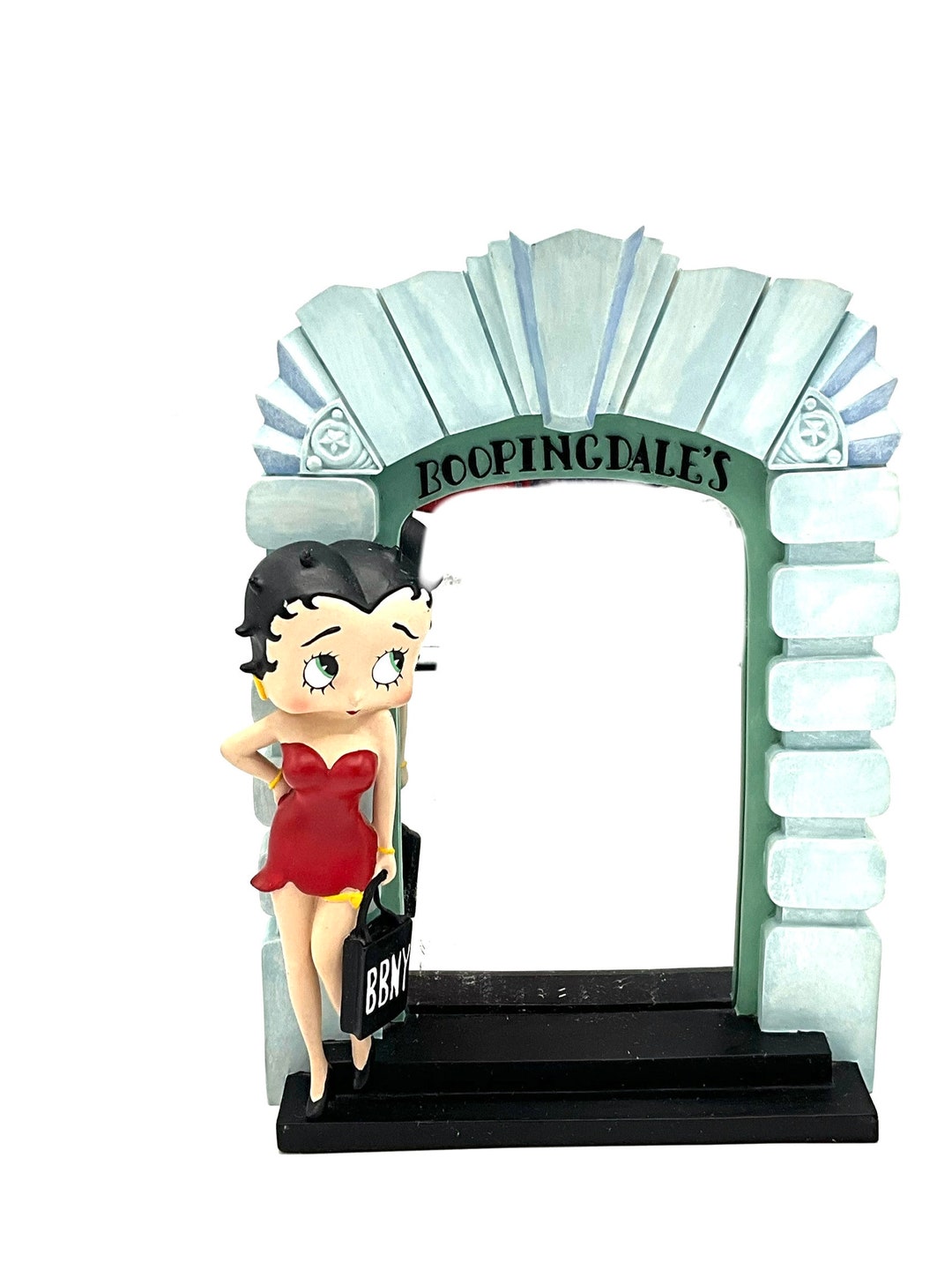Gorgeous and Vintage Betty Boop Picture Frame, Betty With Red Dress and ...