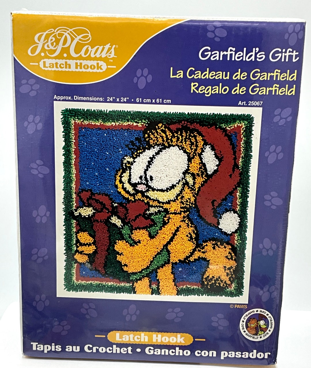 Gorgeous Collectible and Vintage Garfield Gift J&P Coats Crochet ...