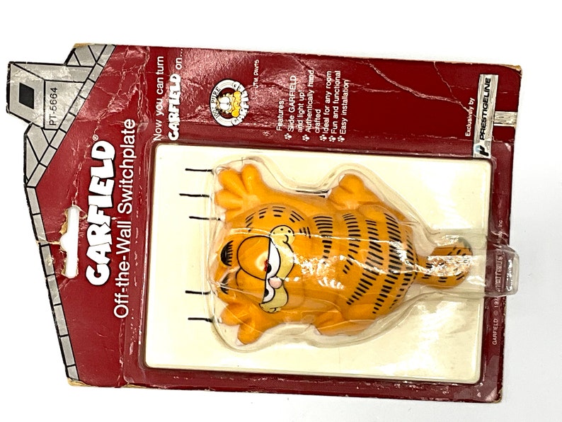Gorgeous Collectible and Vintage Rare Light Switch Garfield, Cat ...
