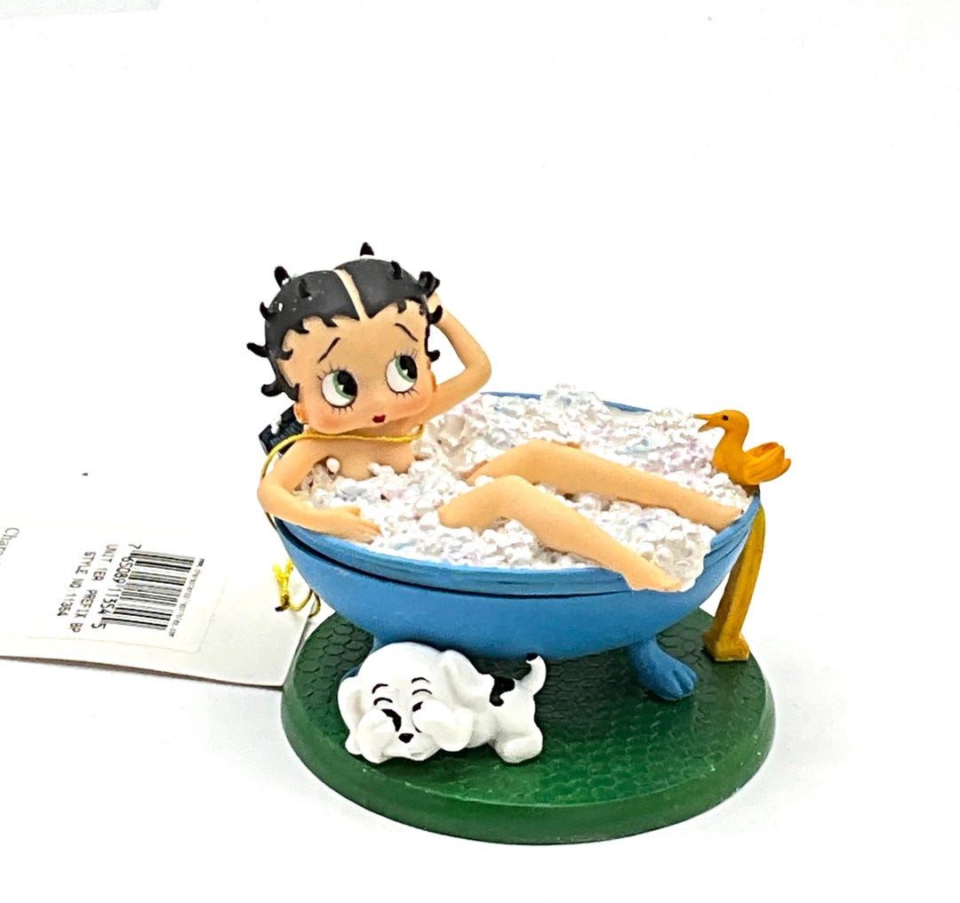 Gorgeous Collectible and Vintage Betty Boop is Taking a Bath, With ...