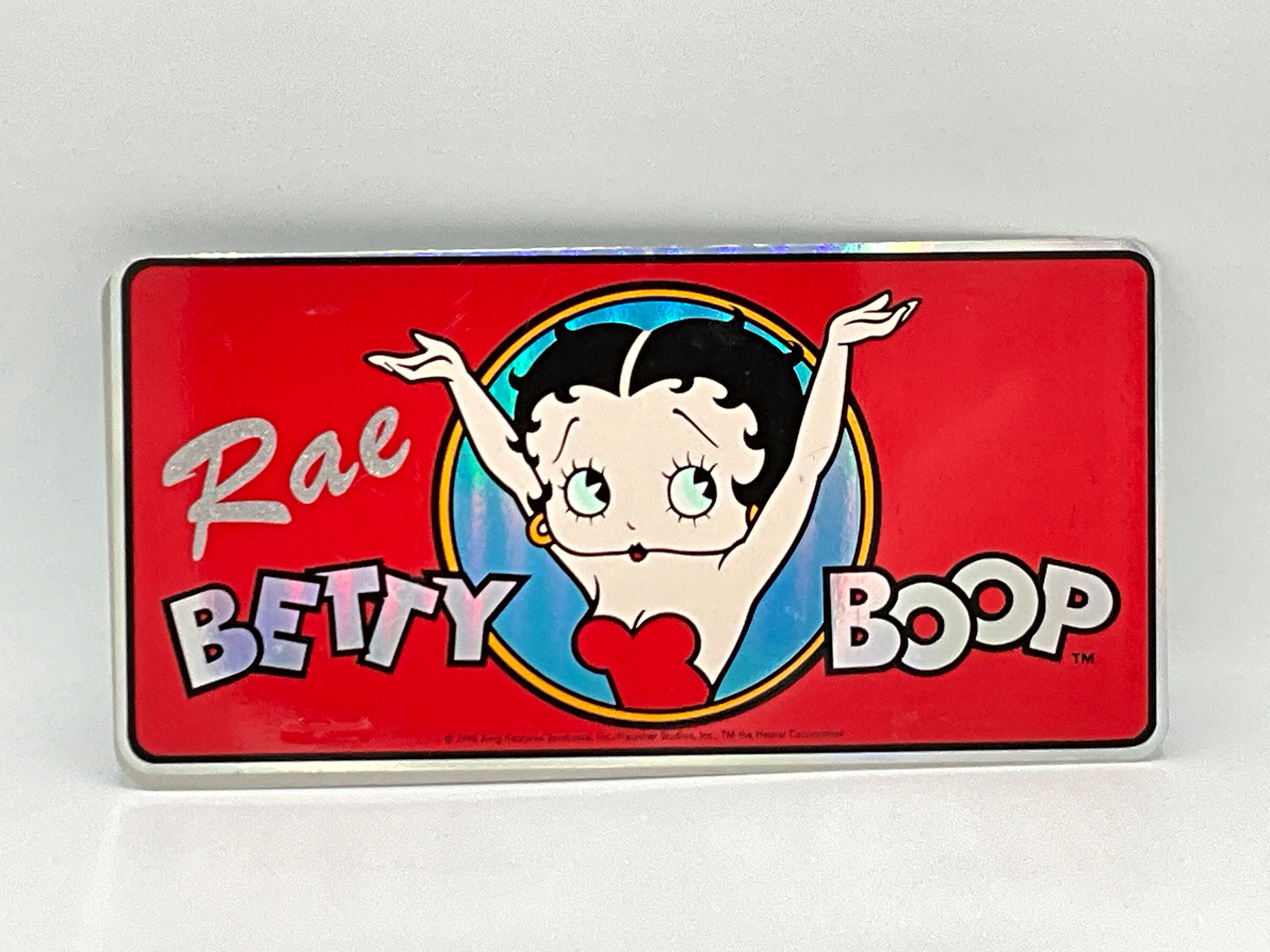 Gorgeous Collectible and Vintage Betty Boop License Rae Plates, Red ...
