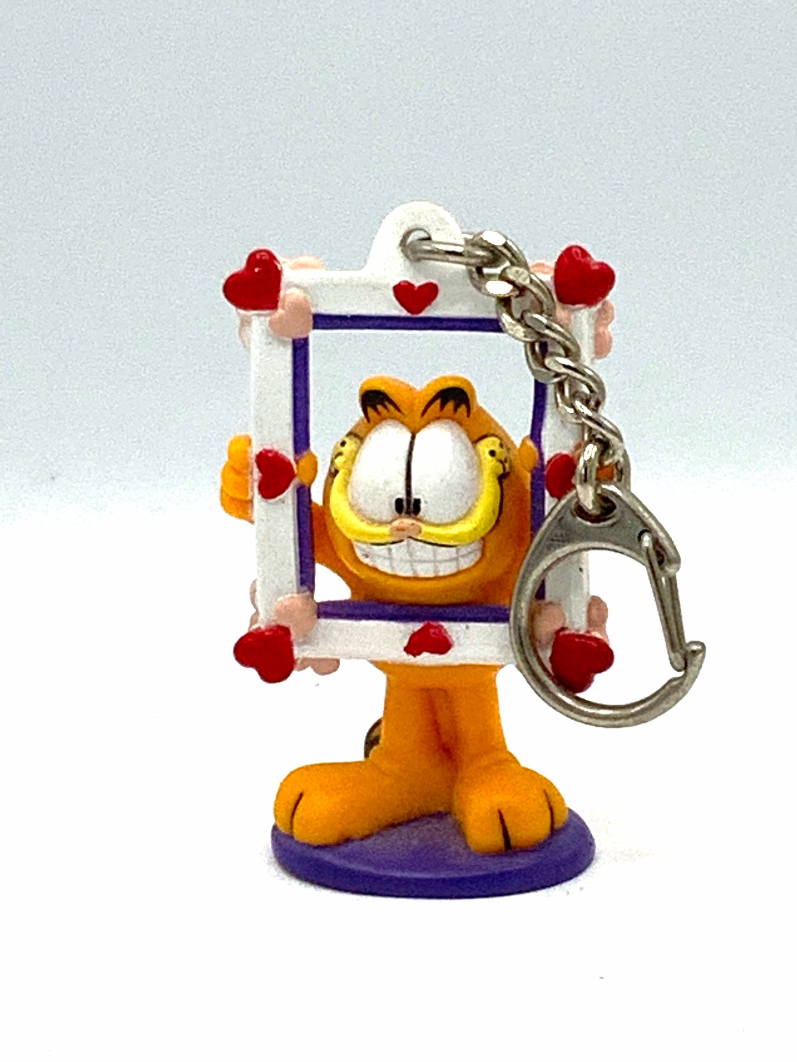 Gorgeous Collectible and Vintage Garfield Keychain With Pictures Frame ...