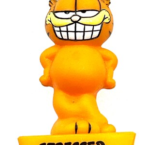 Vintage Mr. Garfield, With a Funny Smile, Figurine, Cat, Orange. - Etsy