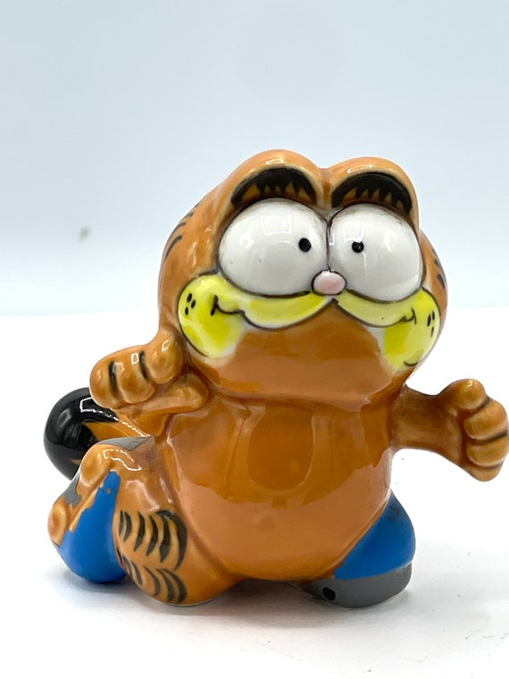 Gorgeous Collectible and Vintage Ceramic Garfield With Blue - Etsy