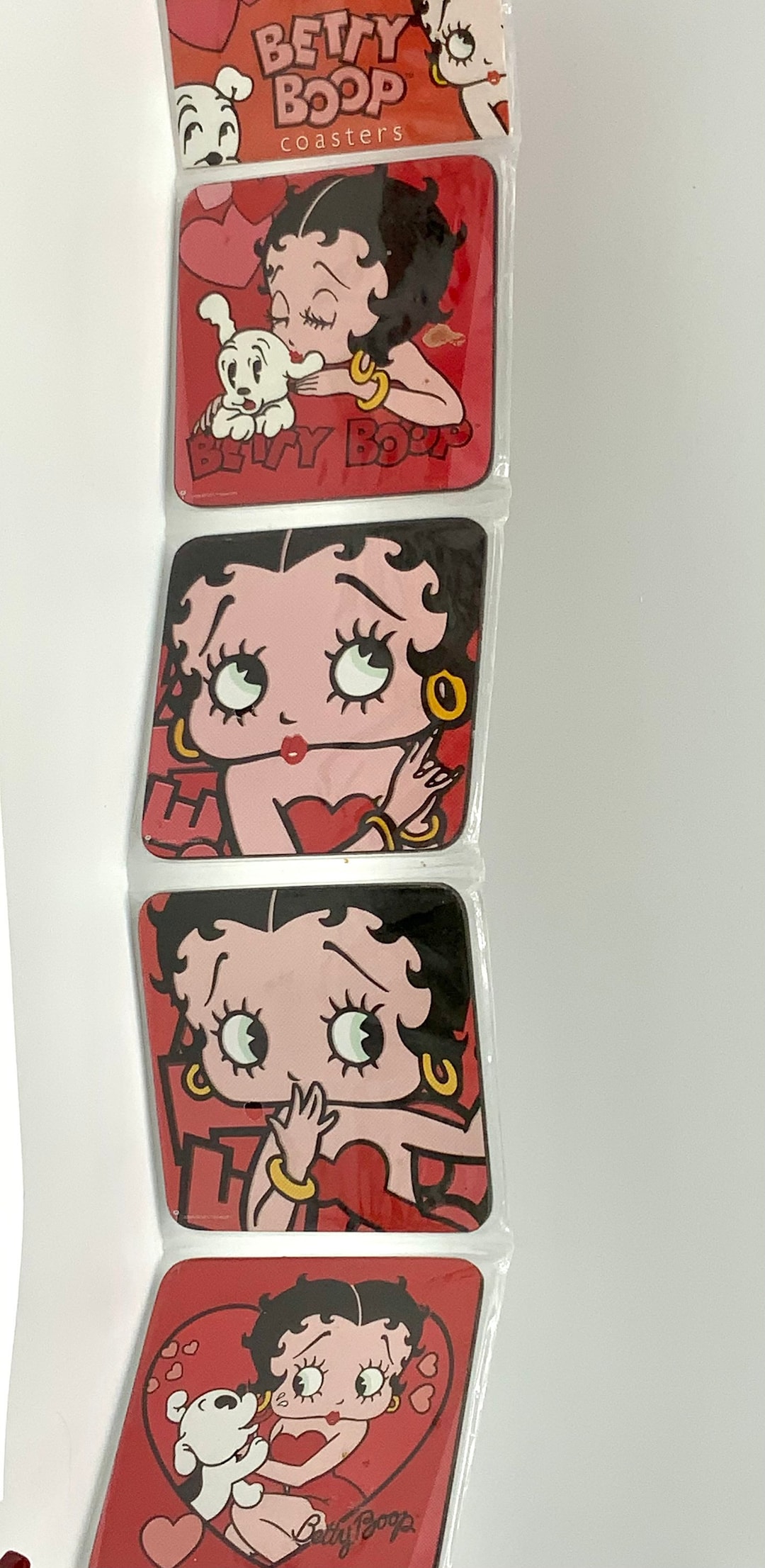 Gorgeous Collectible Betty Boop Coasters, Set of Four. Originally ...