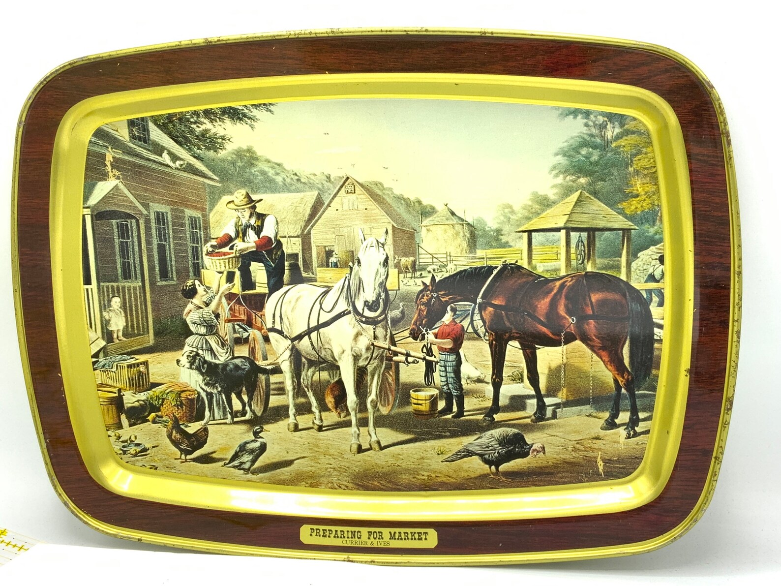 Gorgeous Collectible and Vintage Serving Tray Tin Lithograph - Etsy