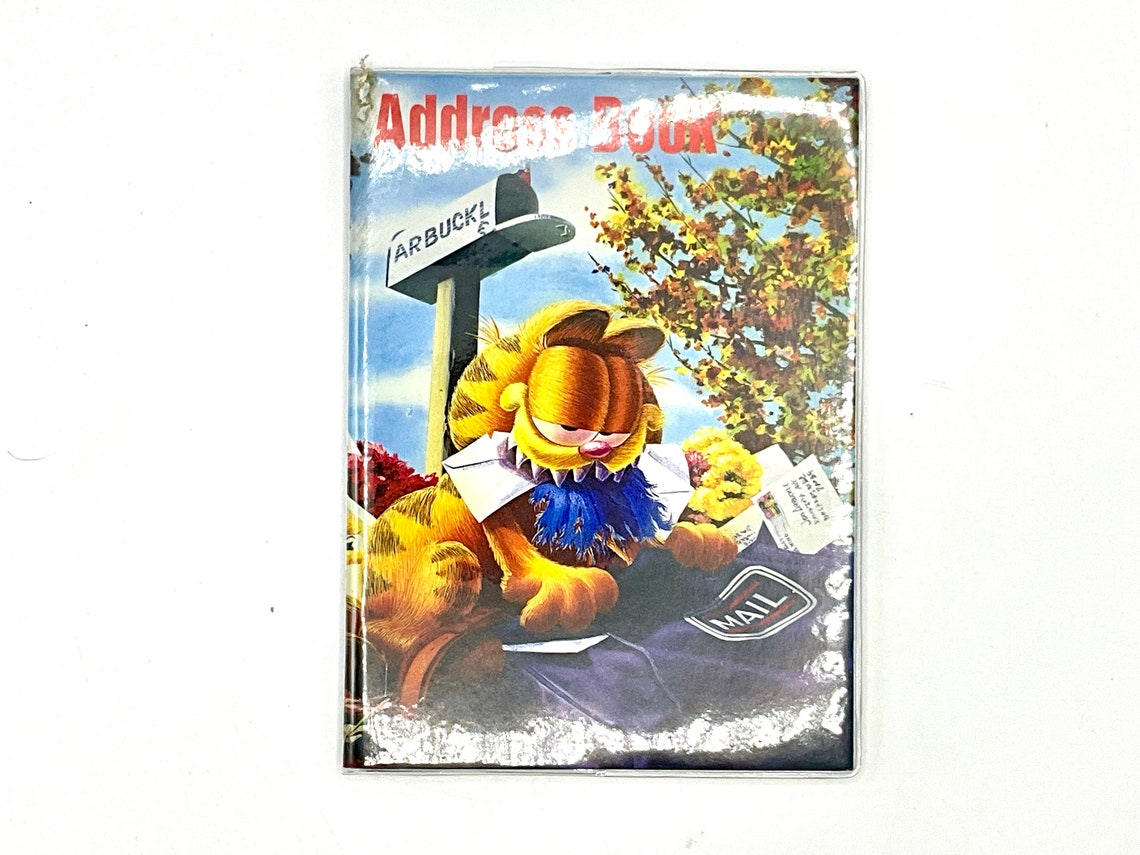 Gorgeous Collectible Vintage Phone Book Garfield, Names and Numbers. - Etsy