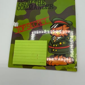 Gorgeous Collectible and Vintage Garfield Board, Happy Face, a Message ...