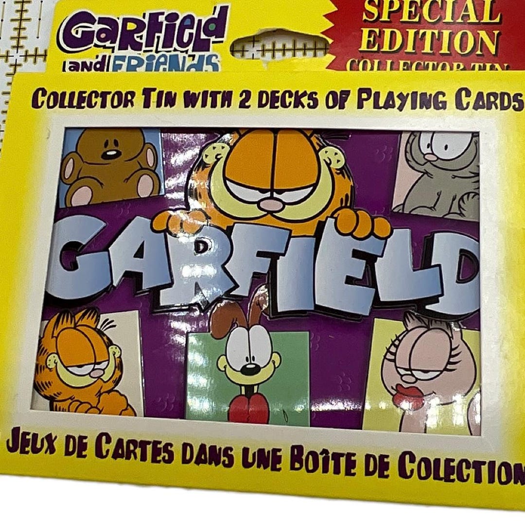 Gorgeous Collectible and Vintage Garfield Playing Cards. Garfield ...
