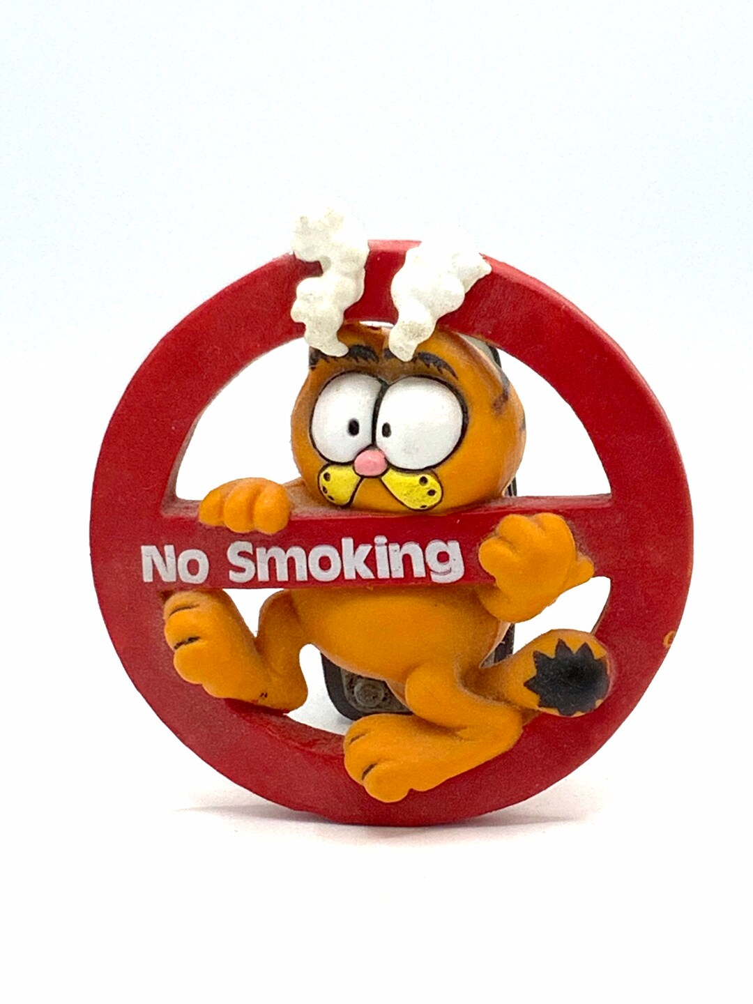 Gorgeous Collectible Garfield No Smoking Sign, Cat, Orange, Figurine ...