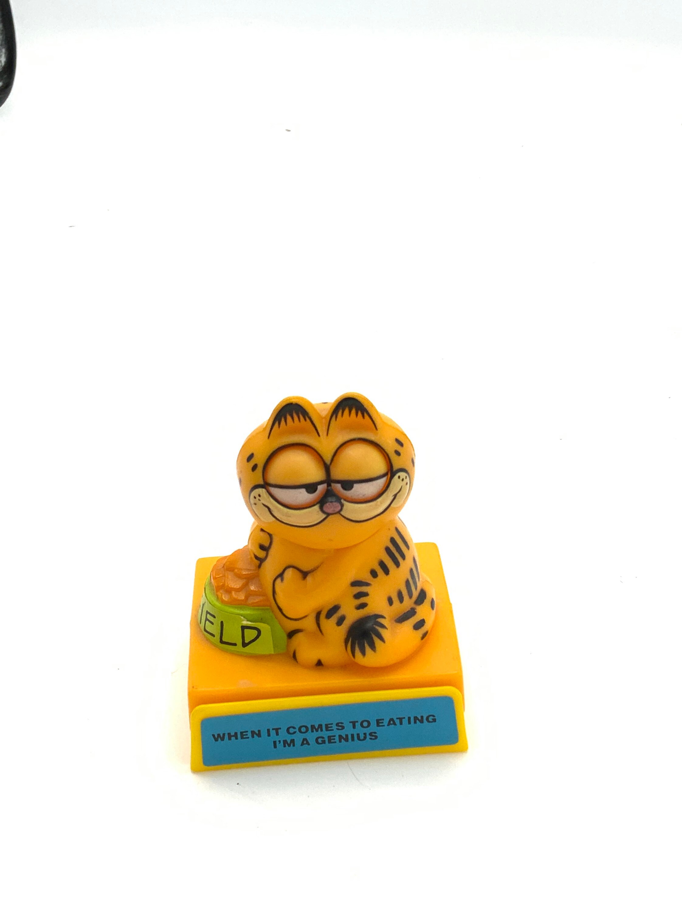 Vintage Garfield Push and Garfield Move His Eyes Figurine - Etsy