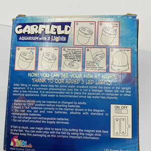 Gorgeous Collectible Garfield Aquarium, With Lights. - Etsy