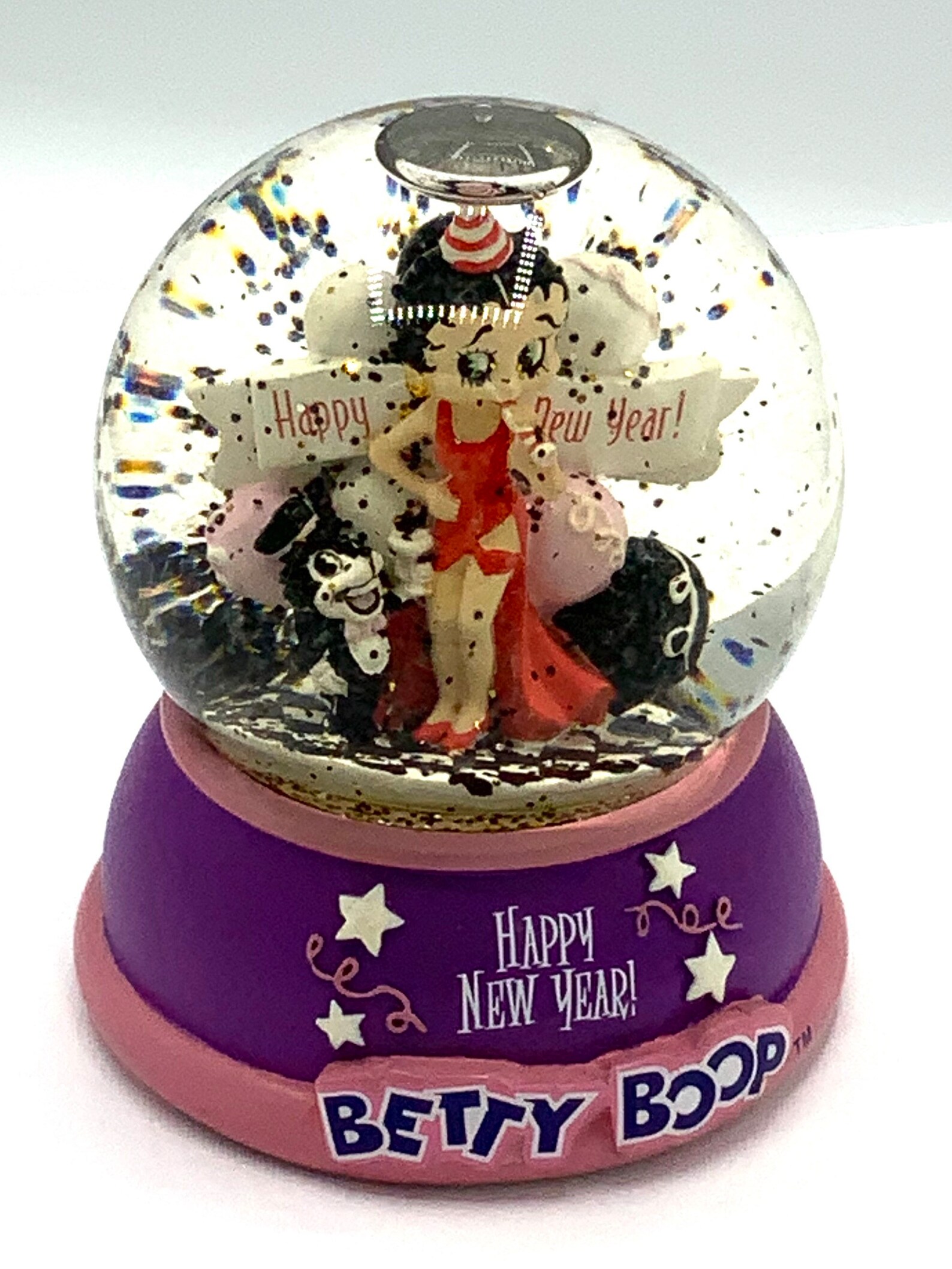 Gorgeous Collectible and Rare Betty Boop Snow Globe, Snowball, Happy ...