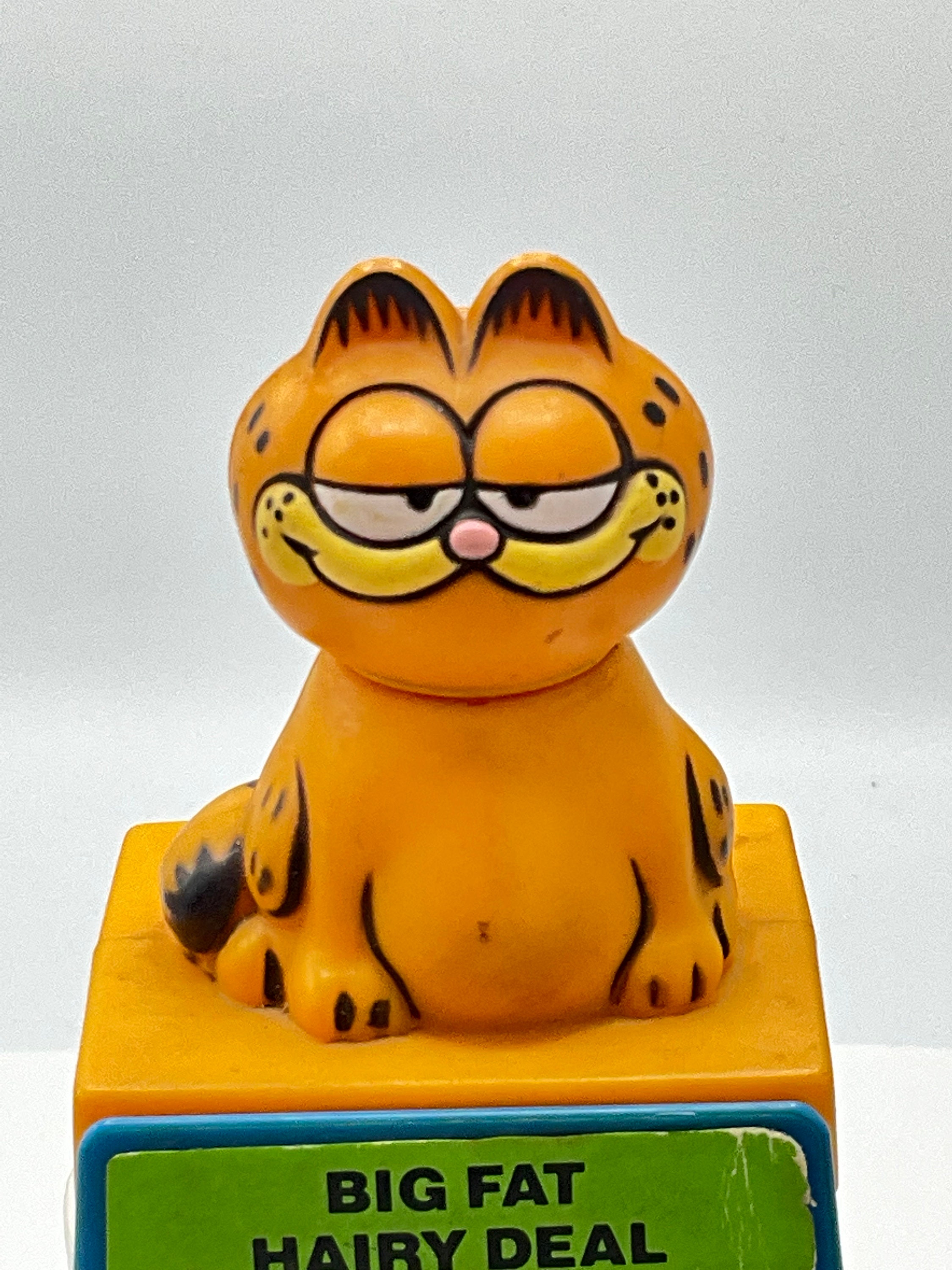 Vintage Garfield Push and Garfield Move His Head Figurine - Etsy