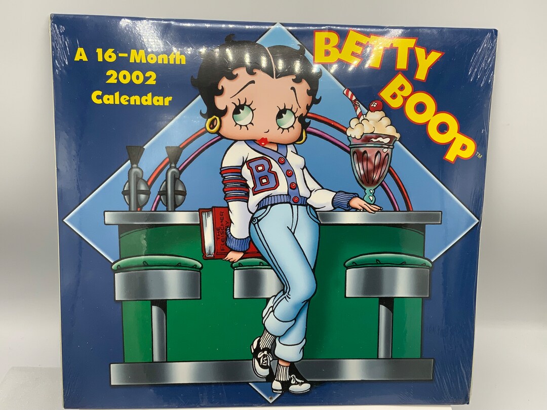 Gorgeous Collectible Calendar 0f Betty Boop, 2002, Seal. - Etsy