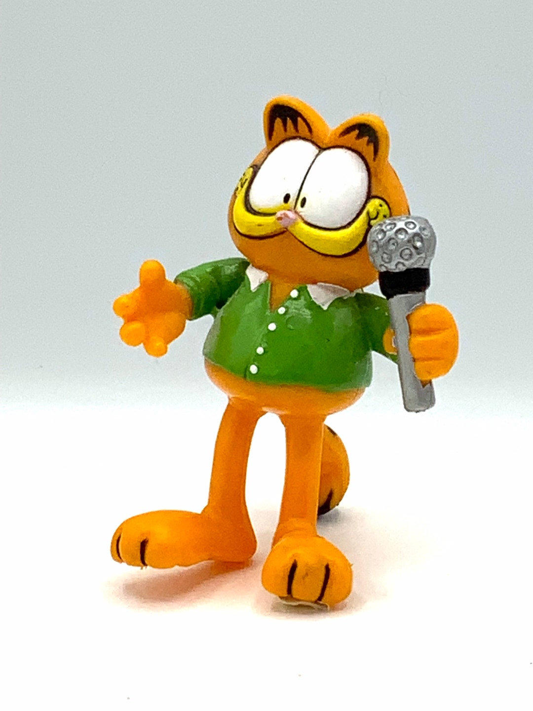 Gorgeous Collectible and Vintage Garfield as Singer Cat, Orange, Toy ...