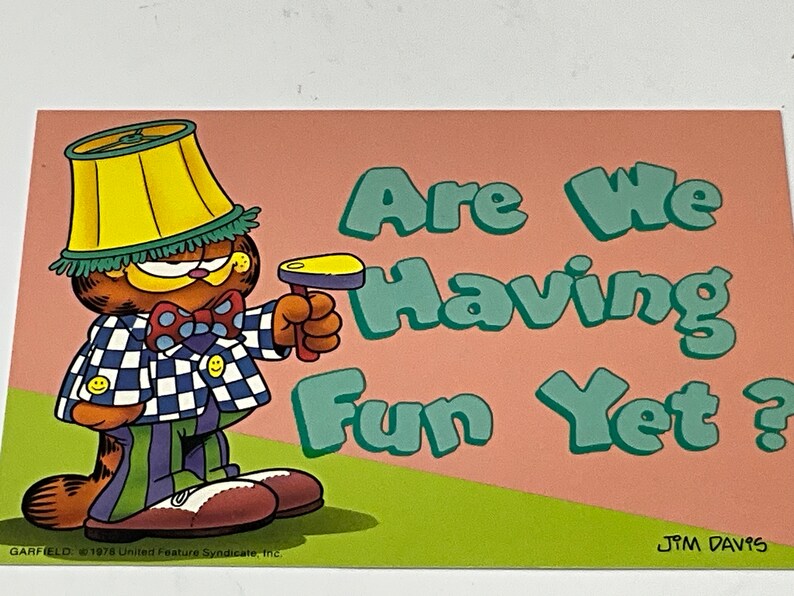 Gorgeous Collectible and Vintage Garfield Post Cards, - Etsy