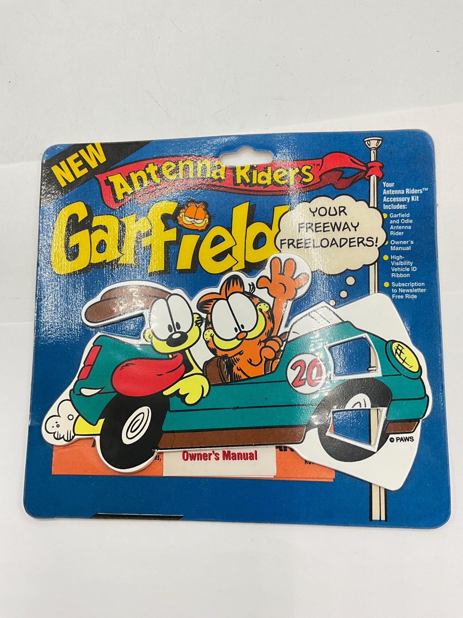Gorgeous Collectible Garfield and Odie Antenna, Rider Topper, Car. - Etsy