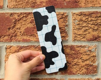 Cow Print Bookmark, Layered Cardstock Bookmark, Cute Bookmark, Book ...