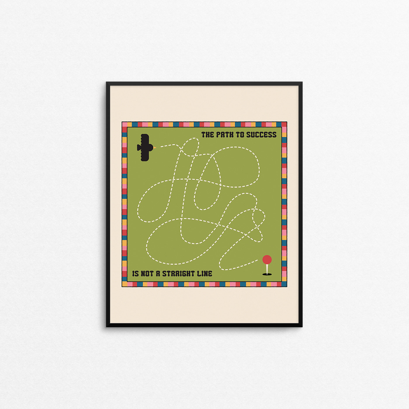 Straight Horizontal Pathway Clip Art