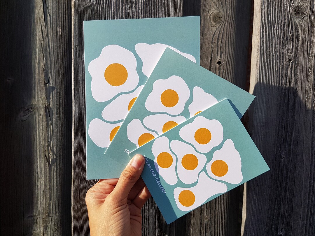 You're Egg-cellent Card Egg Lovers Card Quirky A2 - Etsy
