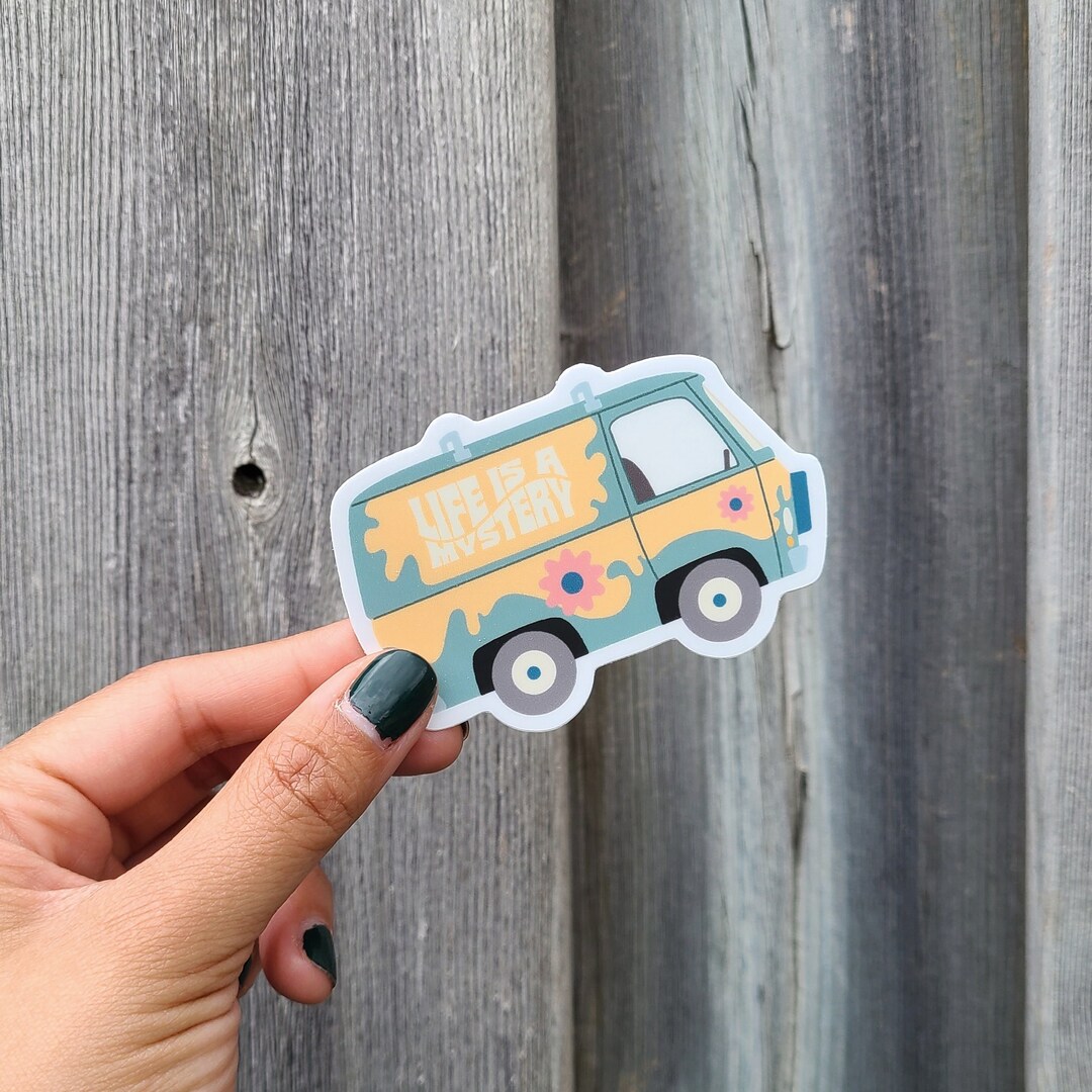 Life is A Mystery Sticker - Scooby Doo Inspired Sticker, Mystery ...