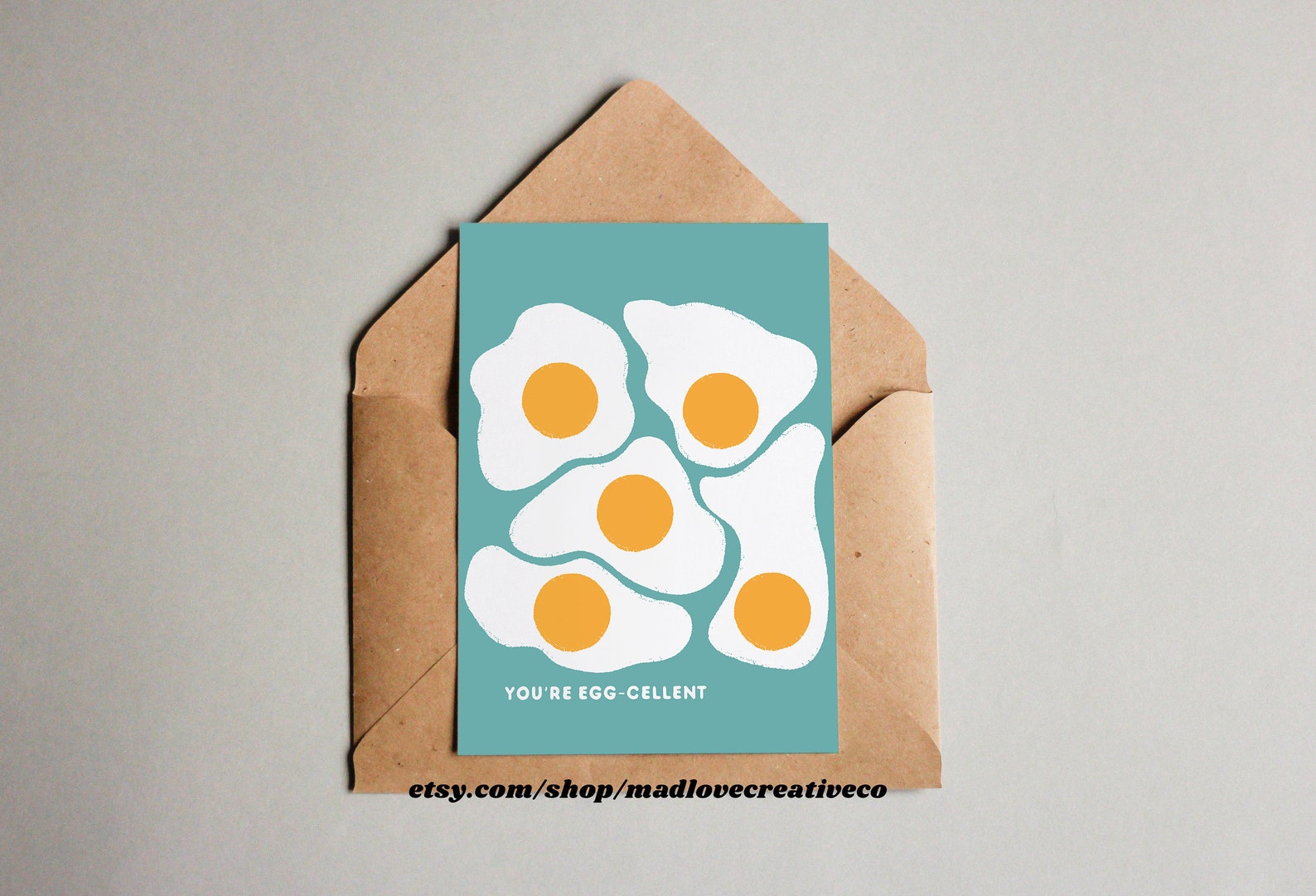 You're Egg-cellent Card Egg Lovers Card Quirky A2 - Etsy