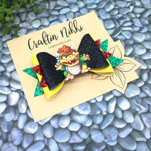 Angry Black King Turtle Plumber From the Mushroom Kingdom in Chunky ...